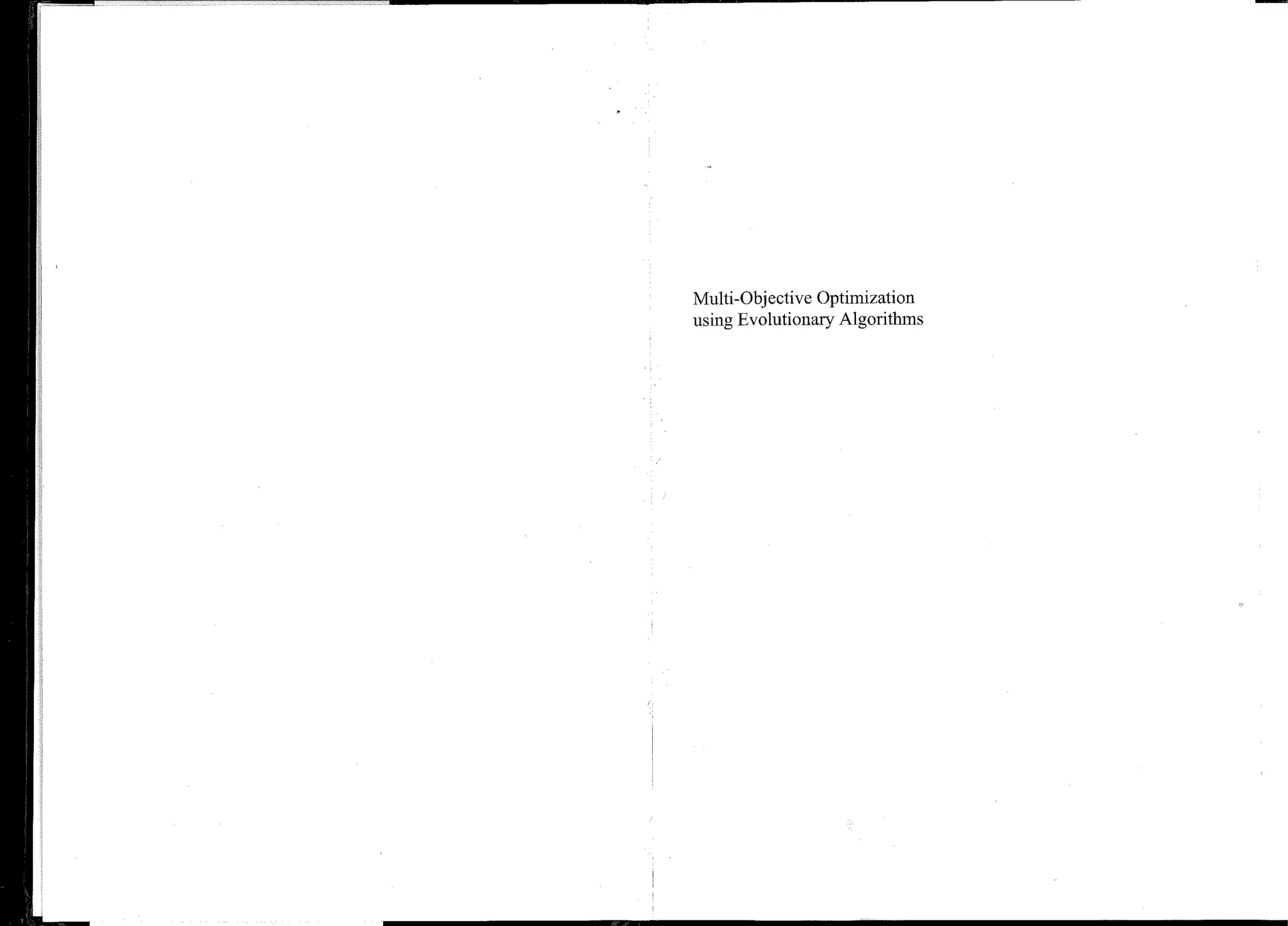 Multi objective optimization & evolutionary algorithm | PPT Multi objective optimization & evolutionary algorithm | PPT