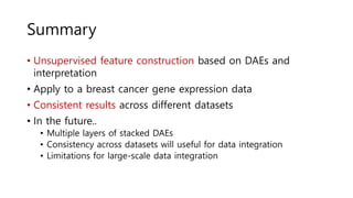 Deep learning based multi-omics integration, a survey | PPTX