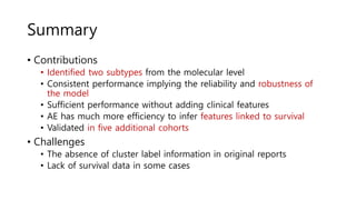 Deep learning based multi-omics integration, a survey | PPTX