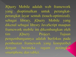 Multi page jquery mobile | PPT