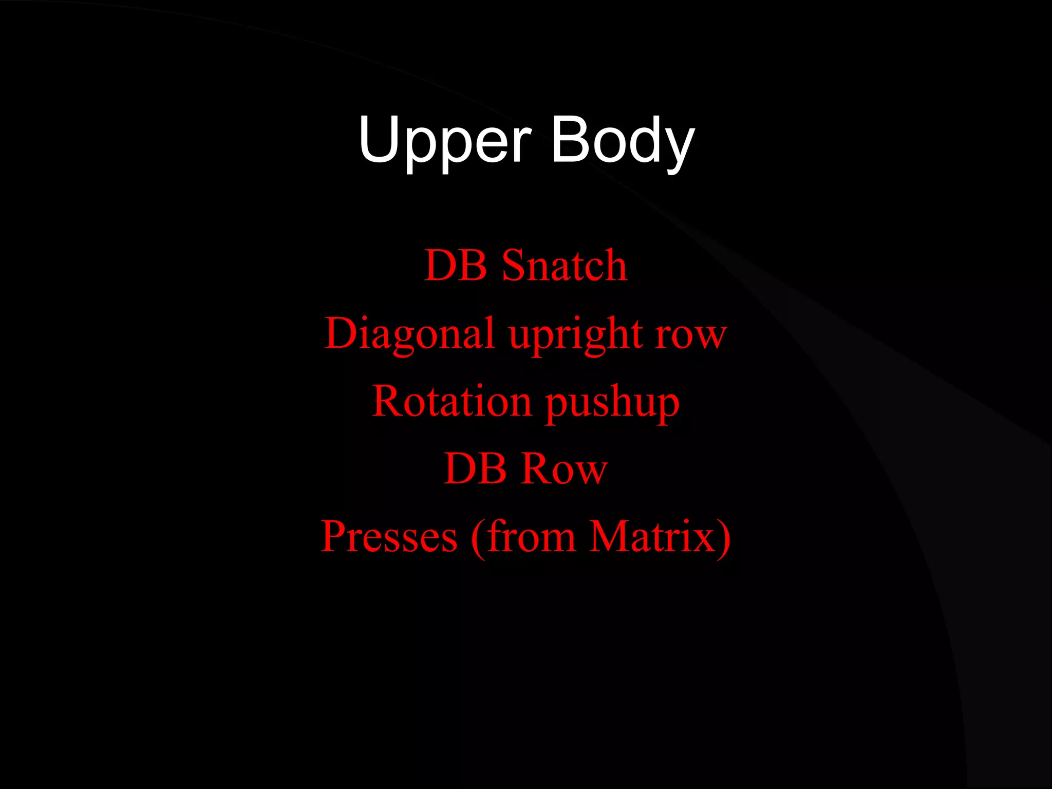 Multi Planar Training | PPT