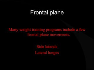 Multi Planar Training | PPT