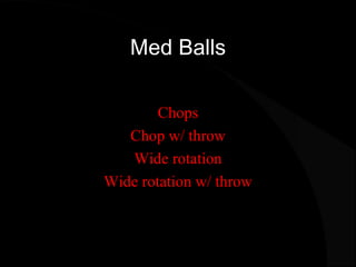 Multi Planar Training | PPT