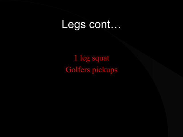 Multi Planar Training | PPT