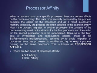 Multi processor scheduling | PPTX
