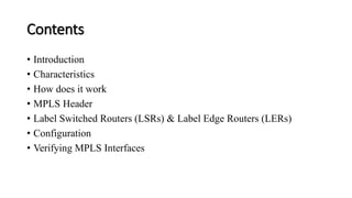 Multi protocol label switching (mpls) | PPT