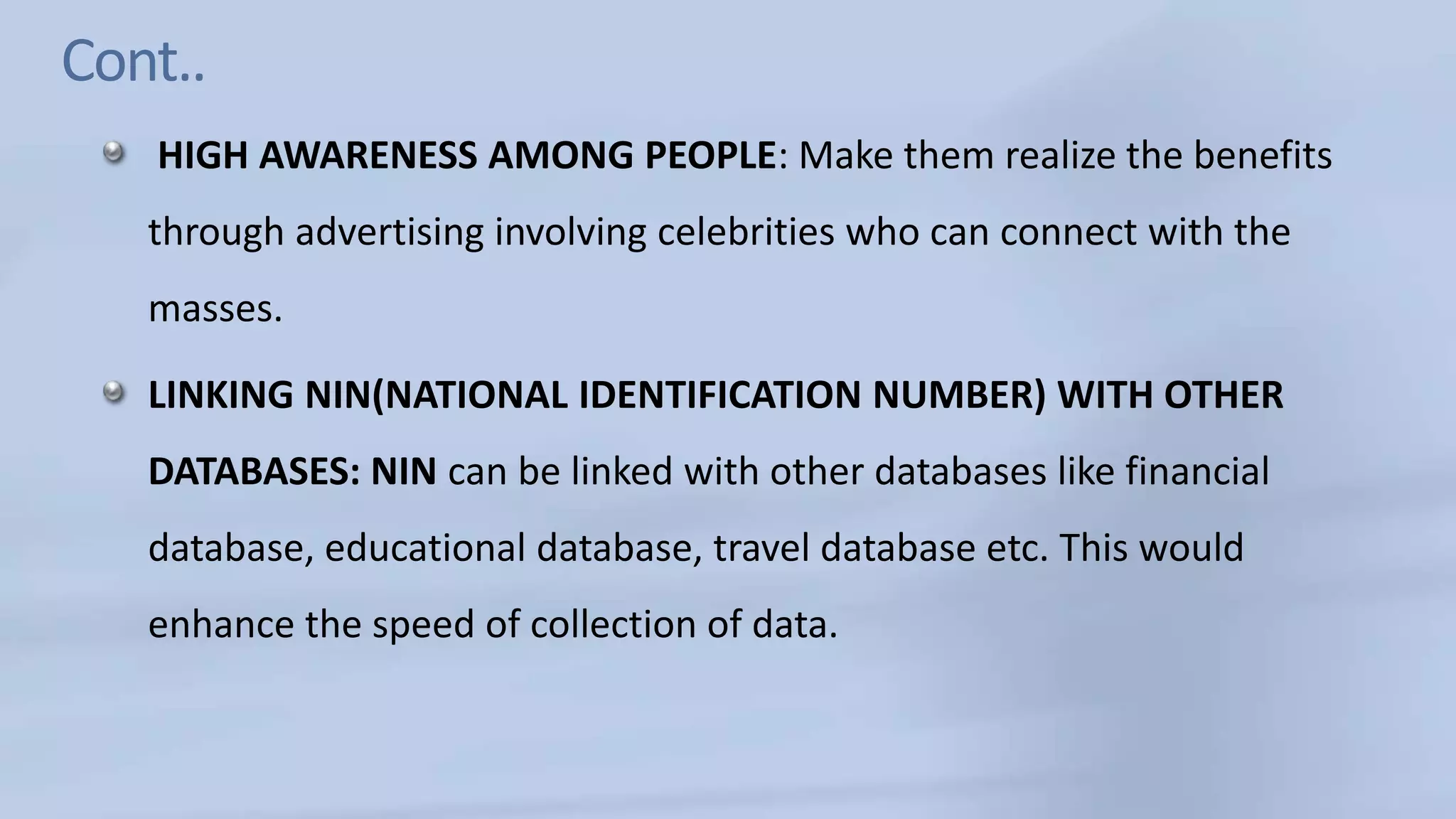 Multi purpose national identity card (mnic) | PPTX