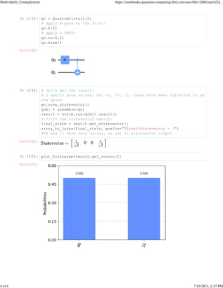 Multi qubit entanglement | PDF