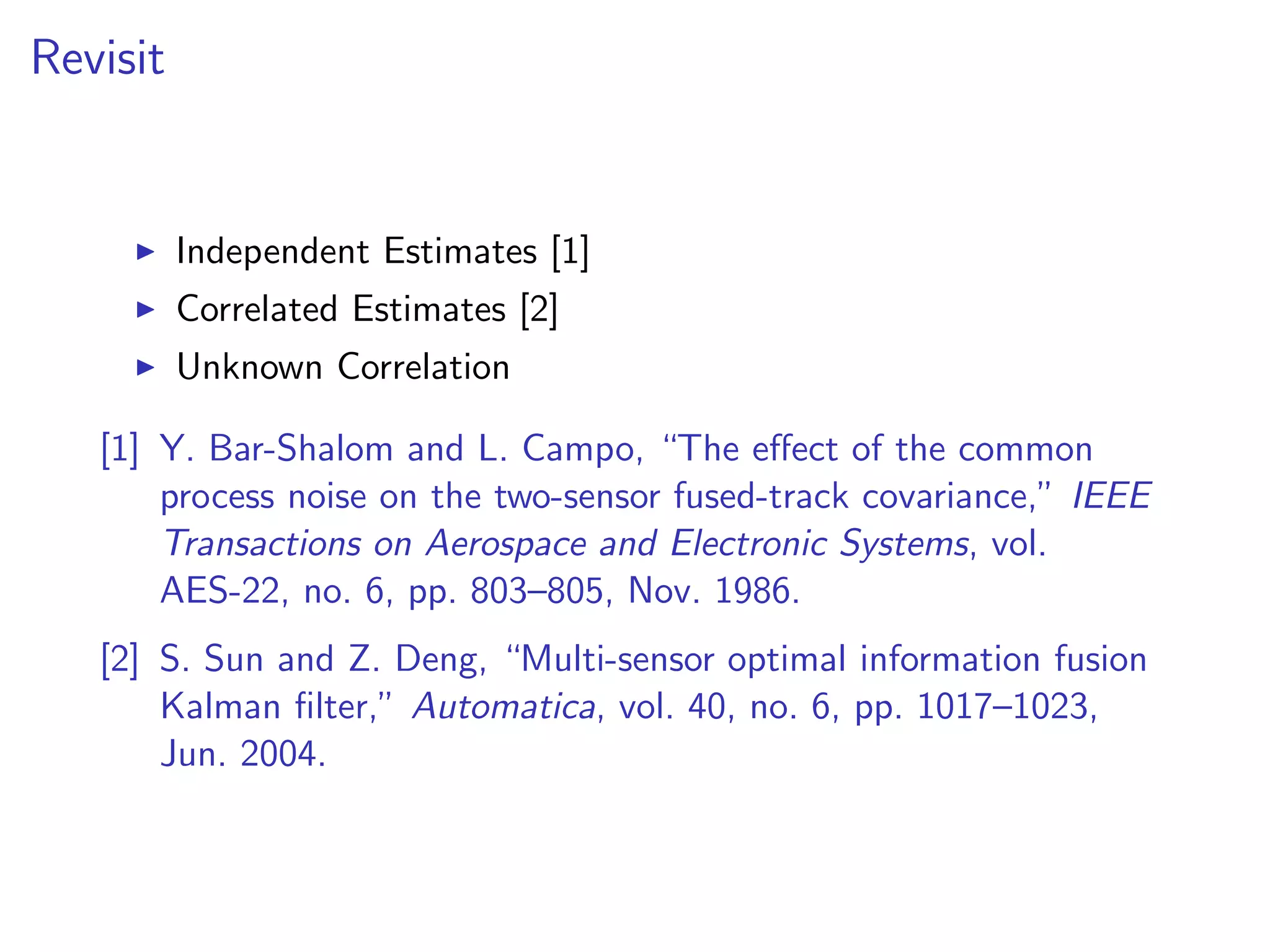 Multi sensor-fusion | PDF