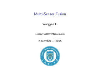 Multi sensor-fusion | PDF