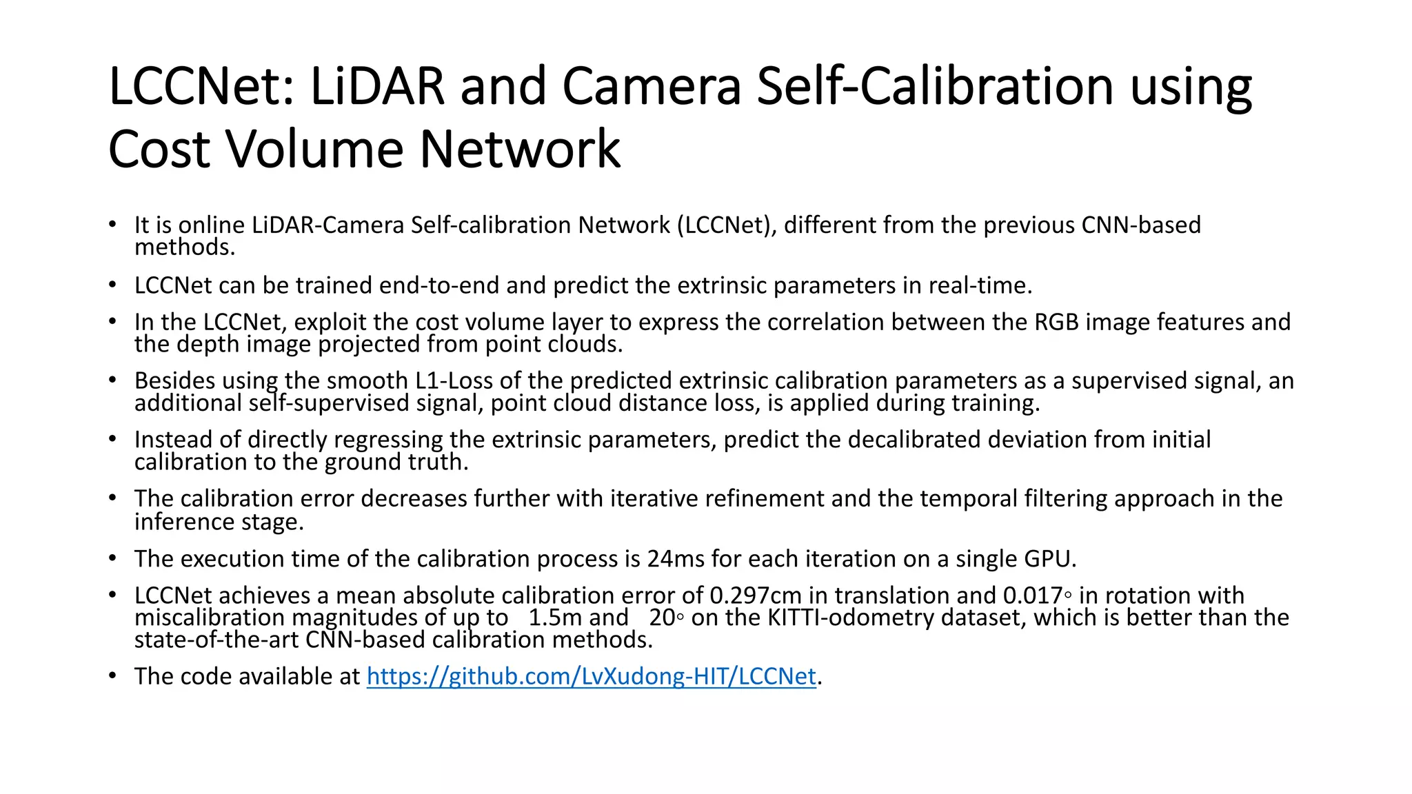 Multi sensor calibration by deep learning | PDF