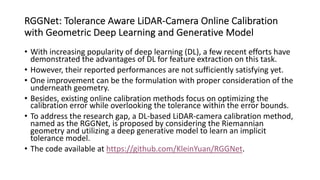 Multi sensor calibration by deep learning | PDF