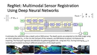 Multi sensor calibration by deep learning | PPT