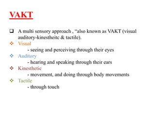 Multi Sensory Approach | PPT