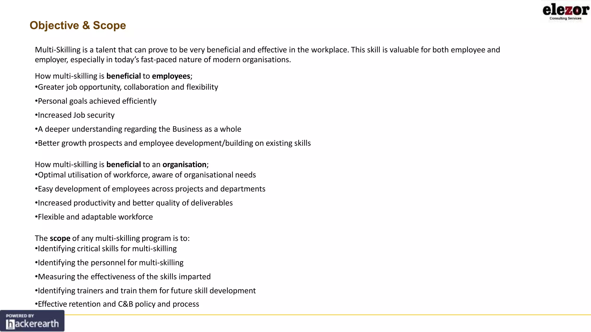 Multi-Skilling: A unique way to train, retain and develop in a ...