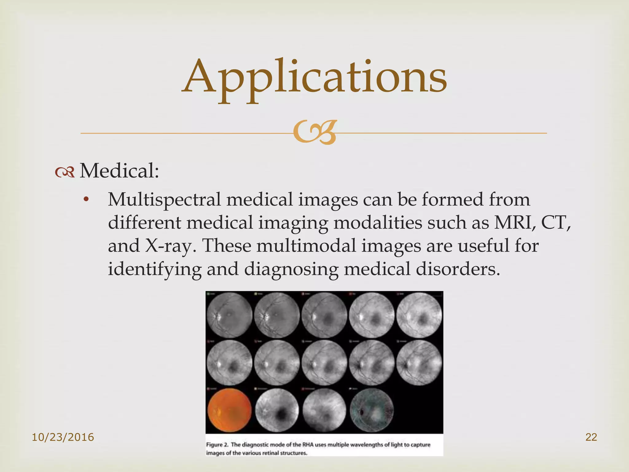 Multi spectral imaging | PPTX