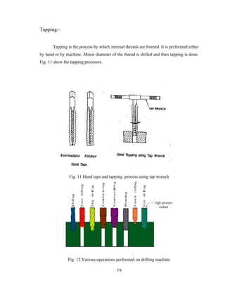 Multi spindle drilling machine project report | PDF