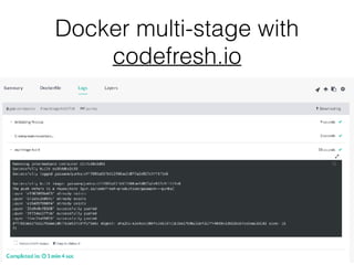 Docker multi-stage build | PDF