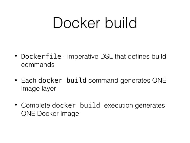 Docker multi-stage build | PDF