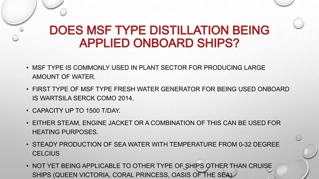 Multi Stage Flash Type Marine Evaporator | PPTX