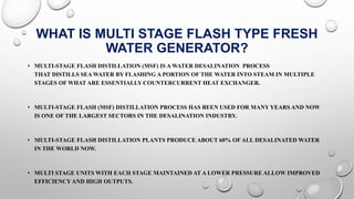 Multi Stage Flash Type Marine Evaporator | PPTX