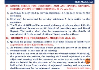 Management & Control of Multi State Co-operative Societies | PDF