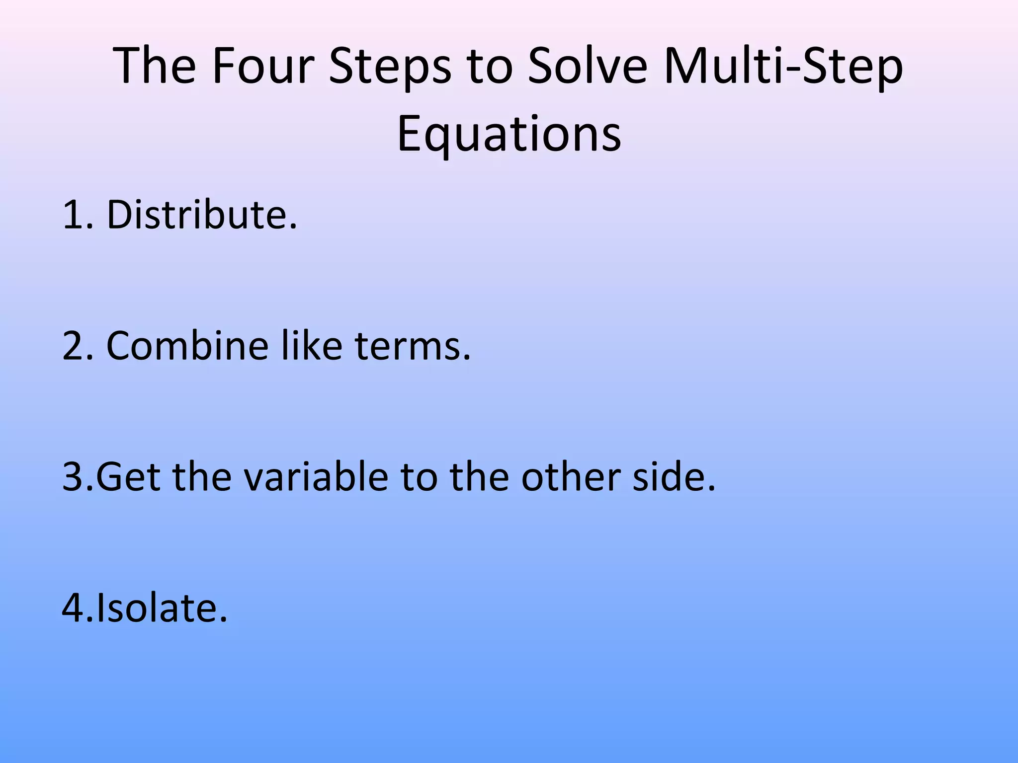 Multi step powerpoint | PPT
