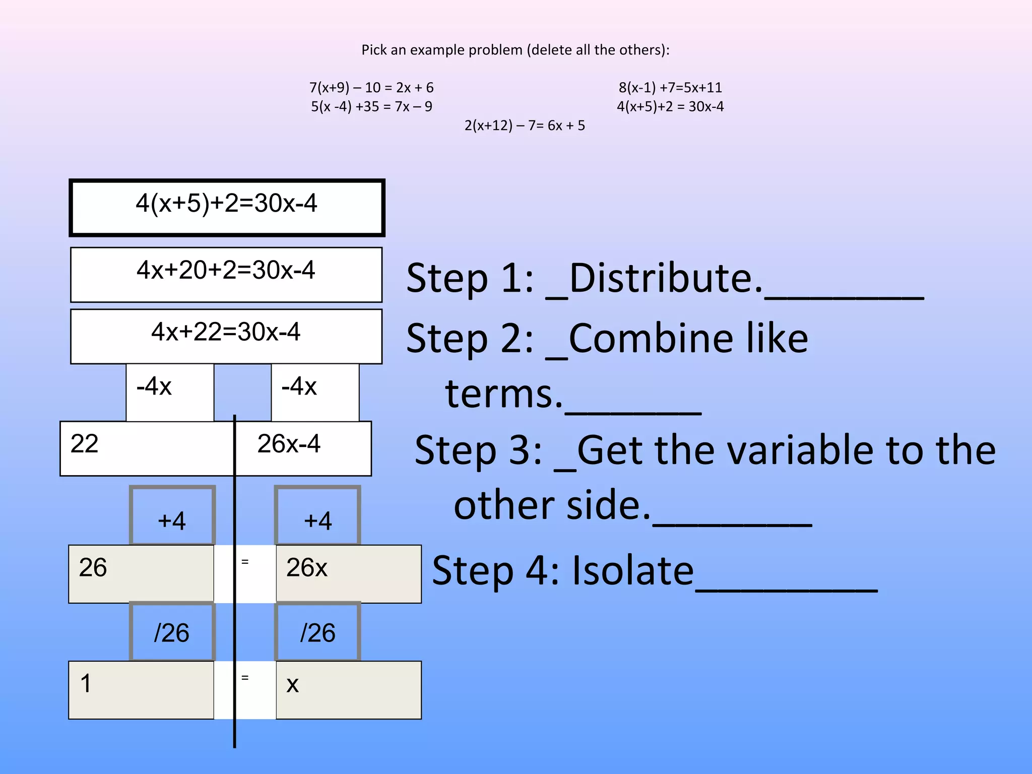 Multi step powerpoint | PPT