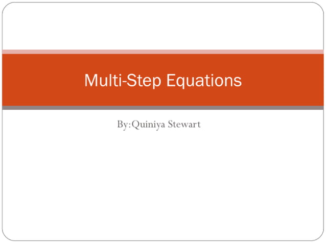 Multi step powerpoint | PPT