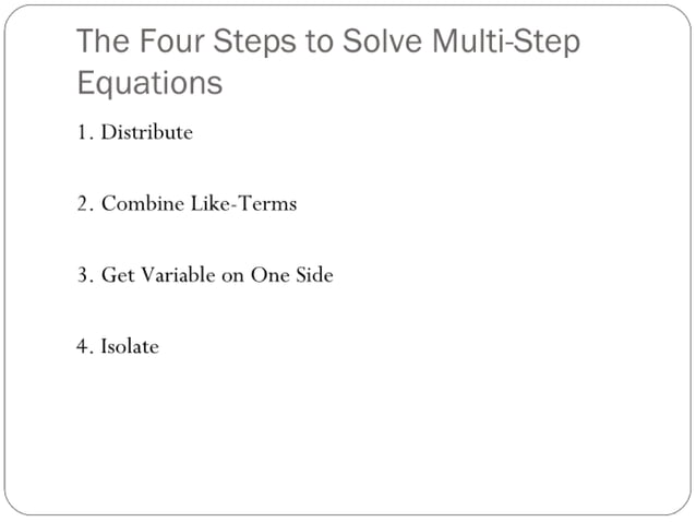 Multi step powerpoint | PPT