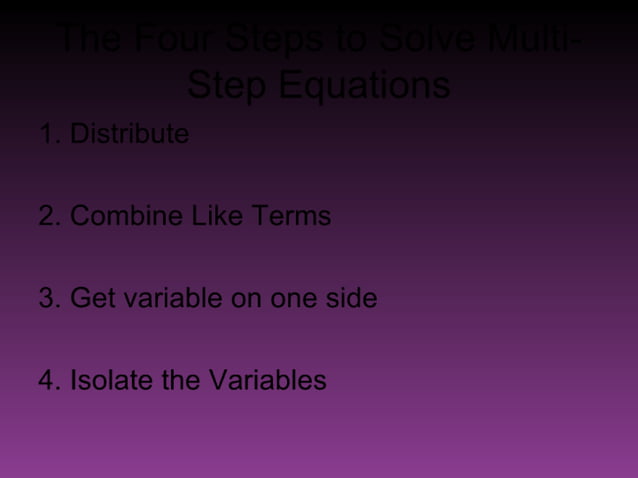 Multi step powerpoint | PPT