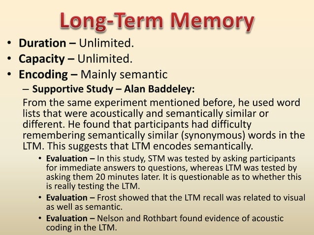 A-Level Psychology: Multi Store Memory Model - New Spec | PPTX | Data ...