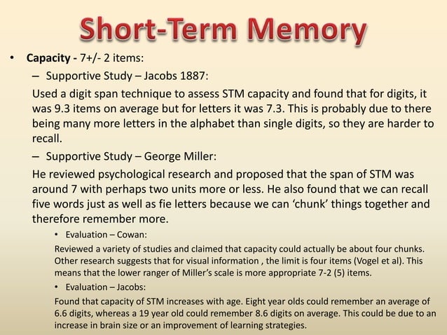 A-Level Psychology: Multi Store Memory Model - New Spec | PPTX | Data ...