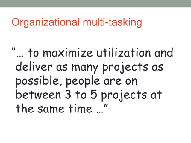 Multi tasking | PPT | Technology & Computing