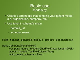 Multi Tenancy With Python and Django | PPT