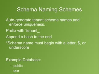 Multi Tenancy With Python and Django | PPT