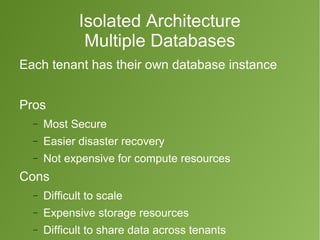 Multi Tenancy With Python and Django | PPT