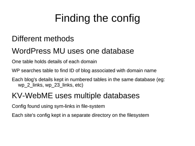 Multi tenant CMSes using php | ODP | Internet | Computing
