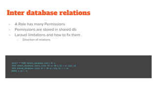 Multi tenant laravel | PPTX | Databases | Computer Software and Applications