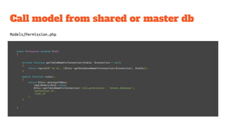 Multi tenant laravel | PPTX | Databases | Computer Software and Applications