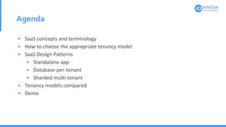 Microsoft: Multi-tenant SaaS with Azure | PPT