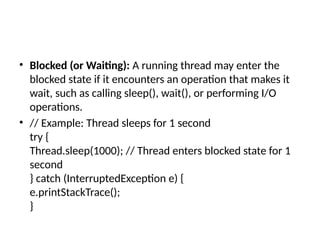 Multi-Threading in Java power point presenetation | PPT