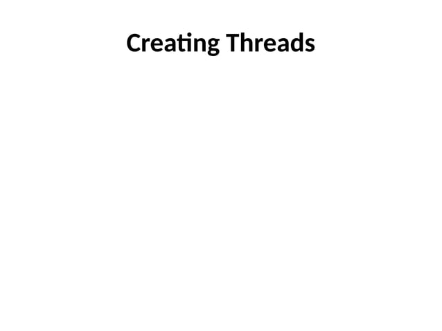 Multi-Threading in Java power point presenetation | PPT Multi-Threading in Java power point presenetation | PPT