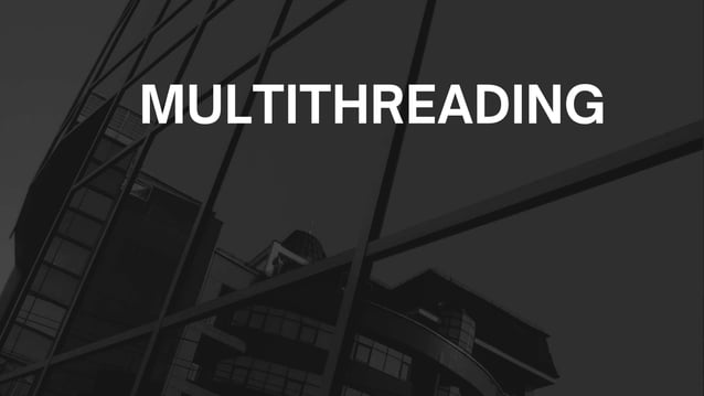 MULTI-THREADING in python appalication.pptx | Computer Networking | Computing