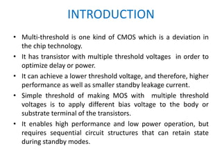 MULTI Threshold | PPTX