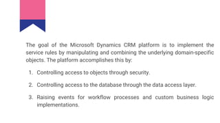 Microsoft Dynamics CRM Multi - Tier Architecture | PPTX