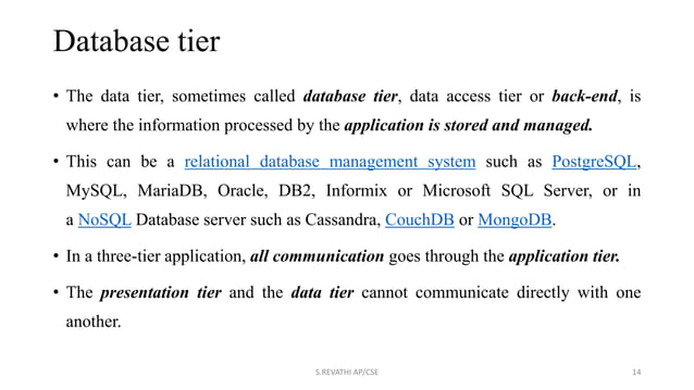 Multi-Tier Architecture or N Tier Architecture | PPT