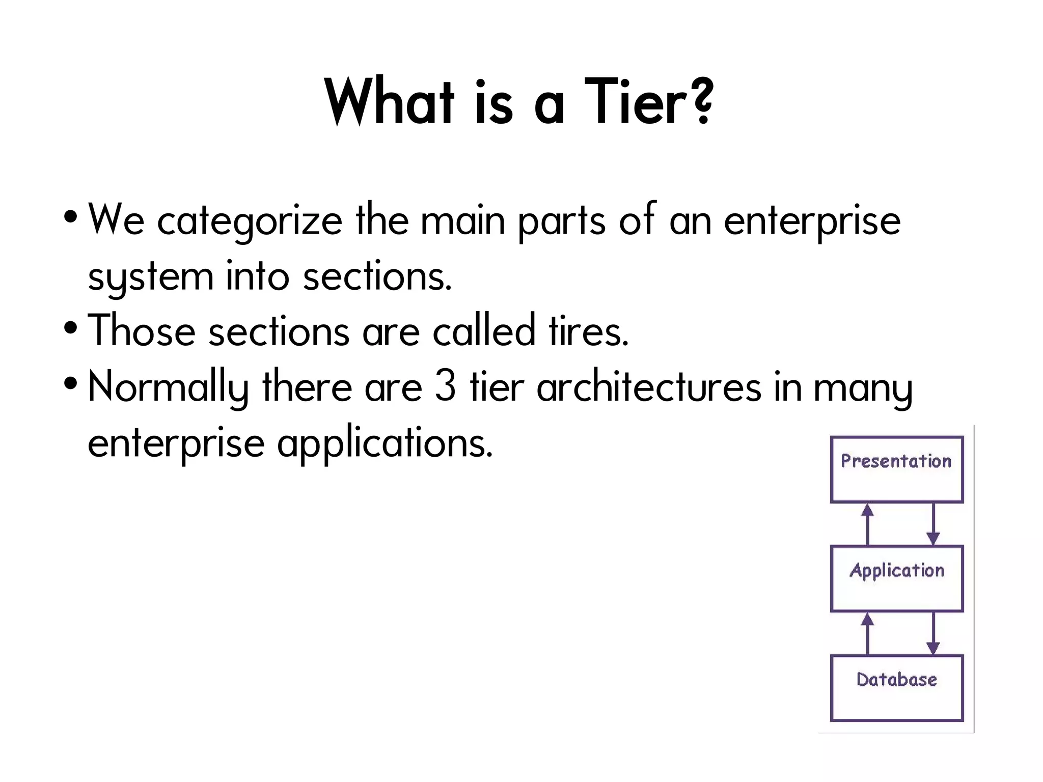 Multi-tier Designs in Software | PPT