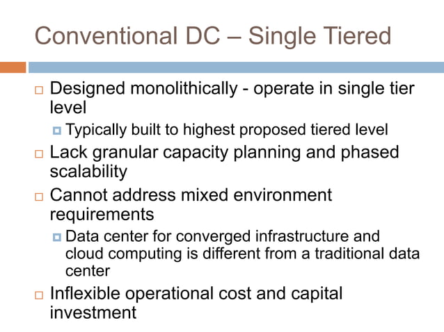 Multi tiered hybrid data center design | PPT
