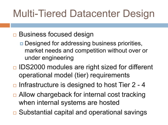 Multi tiered hybrid data center design | PPT